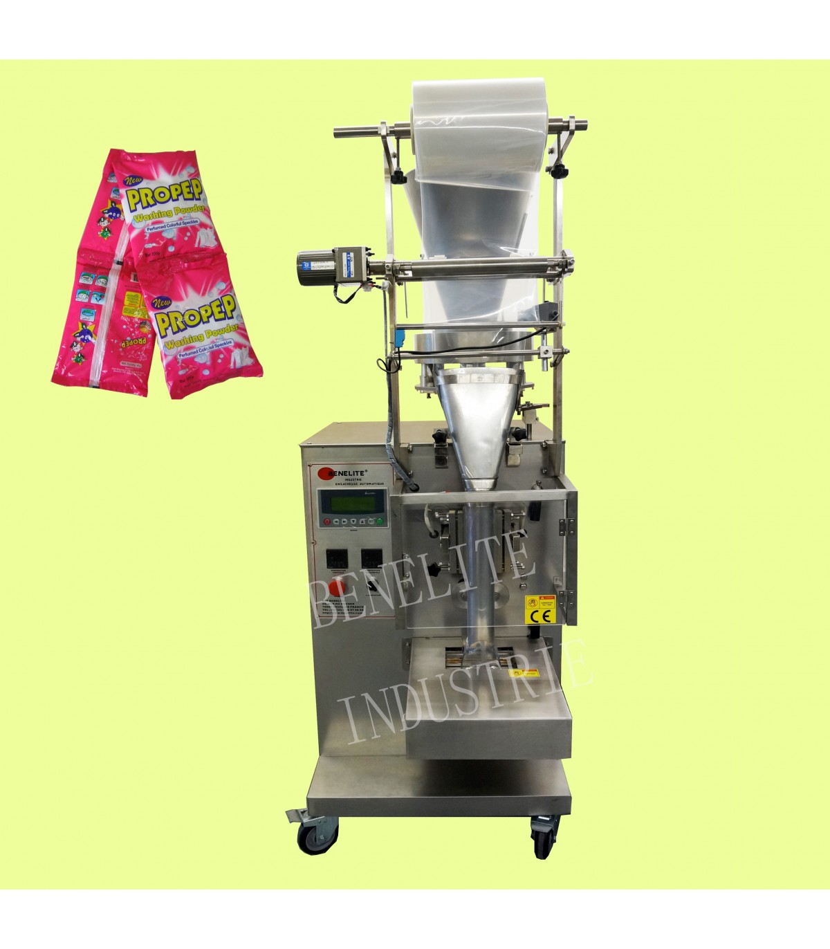 ENSACHEUSE MECANIQUE POUR DU LESSIVE EN POUDRE PETIT FORMAT